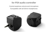 China 3.5mm Audio Jack For PS4 Game Controller Headset Adapter With Mic Volume Control For PlayStation 4 for sale