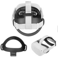 China TPU Headband Cushion for Oculus Quest 2 VR Headset Removable Comfort Pad Black 100pcs MOQ for sale