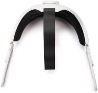 China Adjustable Head Strap for Oculus Quest 2 VR Headset Elite Strap with Head Cushion ABS Material White for sale