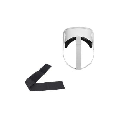 China Oculus Quest 2 VR Head Strap PU Leather Comfortable Decompression Helmet Belt 45cm 30g for sale