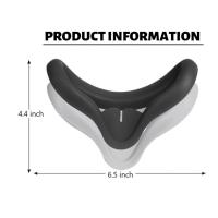 China Wholesale Silicone Cover for Oculus Quest 2 Durable Comfortable VR Face Mask Blindfold 6 Colors for sale
