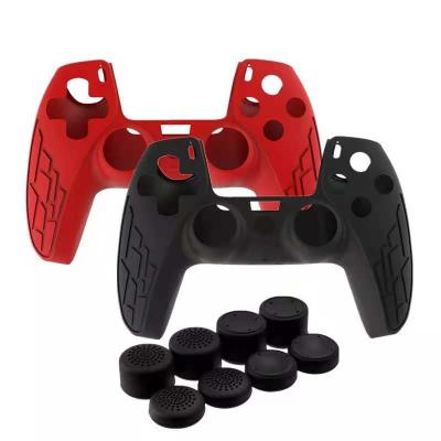China Wholesale Silicone Protective Cover Rubber Grip Case for PS5 Controller 100pcs for sale