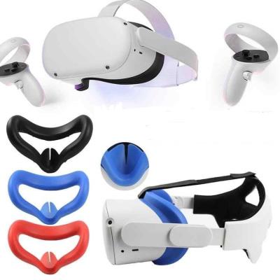 China Silicone Eye Mask Face Cover for Oculus Quest 2 VR Accessories 11x16.7 cm 4 Colors for sale