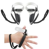 China 5in1 Knuckle Strap Grip Cover Hand Strap VR Lens Dust Cover Thumb Button for Oculus Quest 2 Controller Accessories for sale
