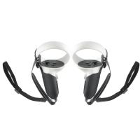 China 5in1 Knuckle Strap Grip Cover Hand Strap VR Lens Dust Cover Thumb Button for Oculus Quest 2 Controller Accessories for sale