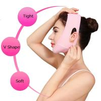 China Adjustable V Shape Lifting Bandage 8x62 cm Neoprene Facial Belt Chin Strap for Beauty for sale