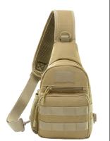 China Unisex Polyester Chest Bag Crossbody Backpack Travel Shoulder Bag 24x18x10cm Custom Logo for sale