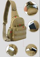 China Unisex Polyester Chest Bag Crossbody Backpack Travel Shoulder Bag 24x18x10cm Custom Logo for sale