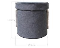 China Toy Storage Bag with Large Play Mat 31x31cm Waterproof Oxford Foldable Organizer Bin for sale