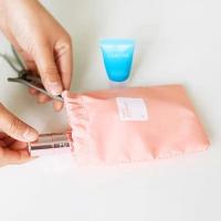 China Custom Eco-Friendly Waterproof Polyester Drawstring Bags 50-100g Promotional Gift Dust Cover for sale