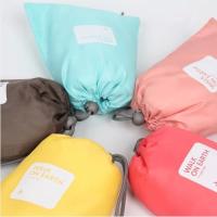 China Custom Eco-Friendly Waterproof Polyester Drawstring Bags 50-100g Promotional Gift Dust Cover for sale