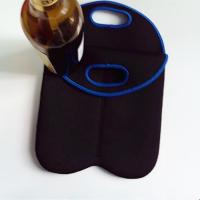 China Custom Neoprene Insulated Beer Bottle Cooler Bag Foldable Eco Friendly OEM for sale
