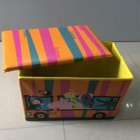 China OEM Plastic PU foldable Clothes Storage Box Custom Print for sale