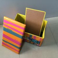 China OEM Plastic PU foldable Clothes Storage Box Custom Print for sale