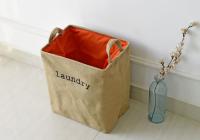 China Waterproof Jute Foldable Laundry Basket Dirty Clothes Basket For Packing for sale