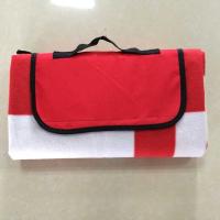China Waterproof Fleece Picnic Blanket 140x160cm Customizable Outdoor Camping Mat for sale