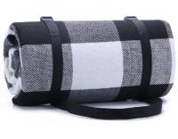 China 150x200cm Fleece Picnic Blanket Waterproof Outdoor Camping Mat Foldable Custom Logo for sale