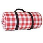 China 150x200cm Fleece Picnic Blanket Waterproof Outdoor Camping Mat Foldable Custom Logo for sale