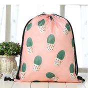 China Custom Non Woven Drawstring Bag 80 GSM Promotional Shopping Pouch 41x35 cm for sale