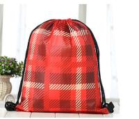 China Custom Non Woven Drawstring Bag 80 GSM Promotional Shopping Pouch 41x35 cm for sale