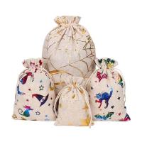 China Custom Non Woven Drawstring Bag 80 GSM Promotional Shopping Pouch 41x35 cm for sale
