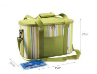 China Wholesale Customized Logo Insulated Cooling Lunch Bag 18x15x26cm Portable Cooler Bag for sale