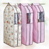 China Recyclable Non Woven Dry Cleaning Garment Storage Bag Dustproof Suit Cover 60x26x110cm for sale