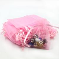 China Custom Organza Drawstring Gift Pouch Bag with Logo for Jewelry Packaging 10x15cm for sale
