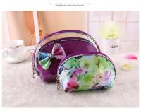 China Custom Private Label Travel Makeup Bag Large Cosmetic Case Organizer Nylon Oxford Fabric 1000pcs MOQ for sale