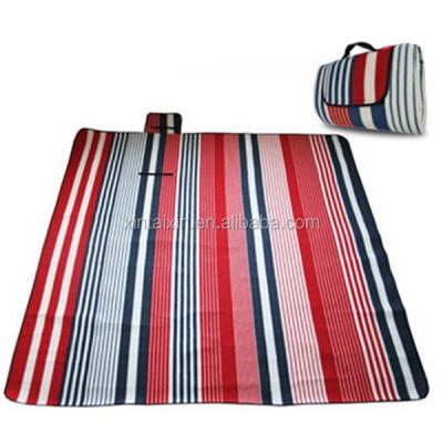 China Customizable Flannel Padded Beach Mat Foldable Picnic Mat 200x200mm Sleeping Mat for sale