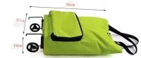 China Foldable Shopping Trolley Bag 30kg Capacity 490g Lightweight 600D Oxford for Supermarket for sale