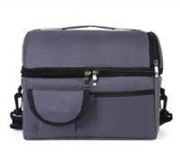 China Insulated Bicycle Cooler Lunch Bag 13x8x8 Inch Oxford Cloth Reusable Shoulder Bag for Food Delivery for sale