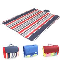 China Foldable Waterproof Picnic Beach Mat 150x200cm Outdoor Fleece Blanket for Travel for sale