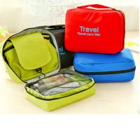 China Waterproof Nylon Travel Hanging Cosmetic Makeup Bag Organizer Custom Logo OEM 1000pcs MOQ for sale