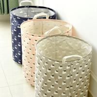 China Promotional Round Foldable Laundry Basket Collapsible 1-3L for sale