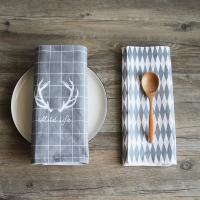 China Eco Friendly 100% Cotton Kitchen Tea Towel 28x38cm Custom Print Promotional Twill for sale