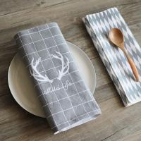 China Eco Friendly 100% Cotton Kitchen Tea Towel 28x38cm Custom Print Promotional Twill for sale