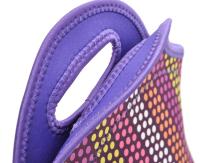 China Custom Neoprene Insulated Lunch Cooler Bag 31x18x31cm Portable Picnic Beach Bag for sale
