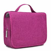 China Waterproof Travel Foldable Toiletry Bag Multifunctional Hanging Makeup Organizer 1000pcs MOQ for sale