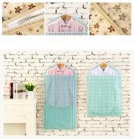China Foldable Non Woven Garment Storage Bag 60x90cm Zipper Top Dry Cleaning Suit Cover for sale