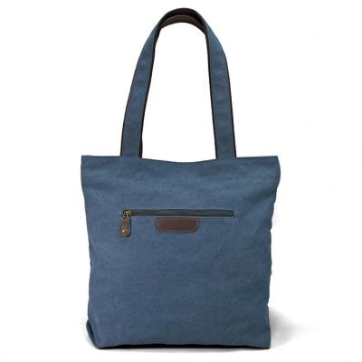 China Promotional Folding Canvas Tote Bag 37x35x10cm Custom Logo Travel Handbag for Men for sale