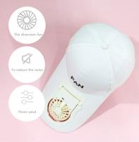 China Solar Fan Sun Hat with USB Charging Port Breathable Fabric Custom Color for Outdoor Travel for sale