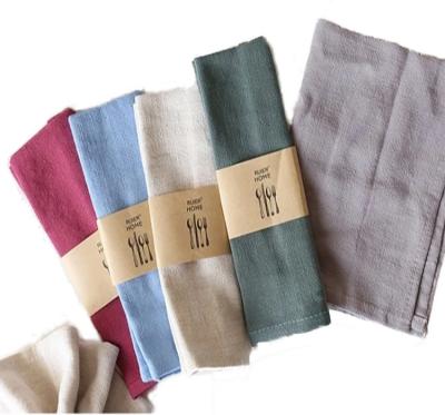 China Custom 100% Cotton Eco Tea Towel 28x38cm Reusable Kitchen Dish Cloth for Wholesale for sale