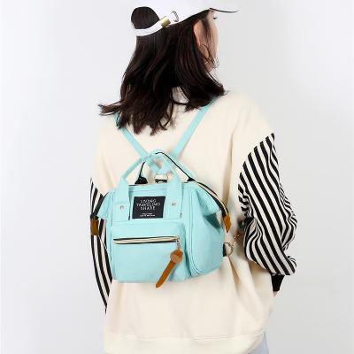 China Waterproof Nylon Travel Mommy Diaper Bag Backpack 20x10cm for Mother Infant for sale
