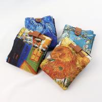 China Custom Polyester Foldable Tote Bag 20x10 cm Reusable Shopping Shoulder Bag for Groceries for sale