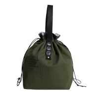 China Customized Insulated Bento Bag Wide Opening Canvas Drawstring Lunch Bag for sale