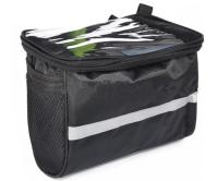 China Waterproof Bike Handlebar Bag MTB Front Frame Pannier Organizer Pouch 1000pcs MOQ Custom Logo for sale