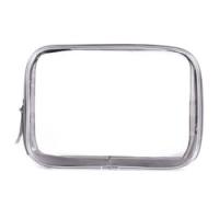 China Custom Logo Clear Crossbody Purse Bag Stadium Approved PVC Shoulder Tote 11x4.5x10.5 cm for sale