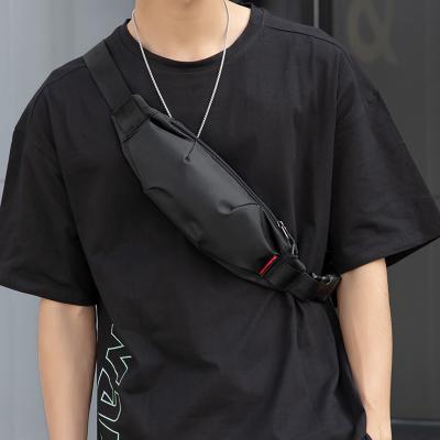 China Customizable Polyester Men Sling Crossbody Bag 11x19cm Lightweight Travel Phone Bag for sale