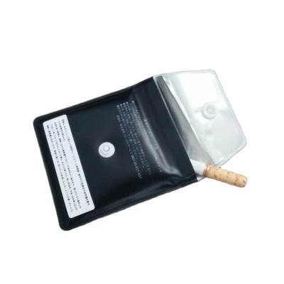 China EVA Portable Pocket Ashtray 8x10cm Full Sealed Flame Retardant Ash Bag for Travel for sale